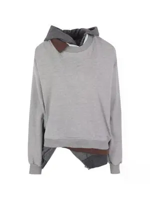 AUGUST BARRON Layered Effect Hoodie