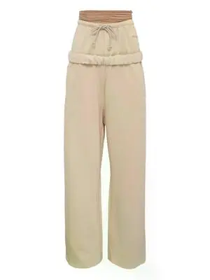 We11Done Beige Drawstring Track Pants - Neutrals
