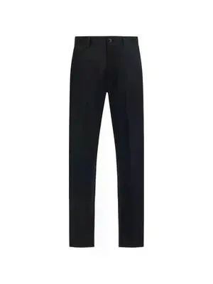 Amiri Logo-embroidered Tailored Trousers - Black