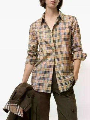 Burberry Classic Fit Check Cotton Shirt
