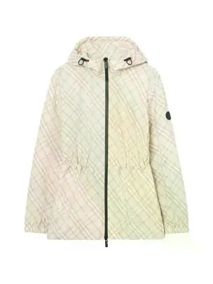 Burberry Check Lightweight Hooded Jacket