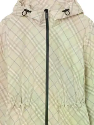 Burberry Check Lightweight Hooded Jacket