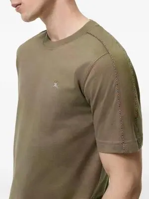 Burberry Check-piping Cotton T-shirt