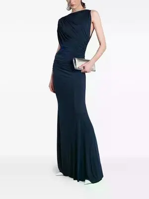 Alex Perry Sleeveless High Neck Gown