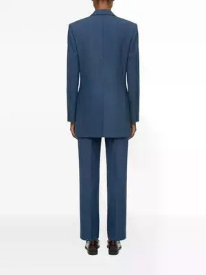 SITUATIONIST Double-breasted Checked Blazer