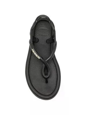 Havaianas Luna Puffed Braided-strap Flip Flops