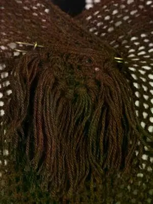 CHIARA IS Peonia Fringed Shawl