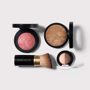Laura Geller Beauty Daily Routine: Eyes + Essentials Makeup Kit (4 Pieces) Sand