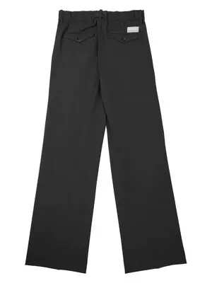 NINE:INTHE:MORNING Tailored Wool Blend Trousers - Grey