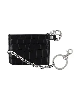 VIVIENNE WESTWOOD Flat Chain" Card Holder With Metal Chain Detail