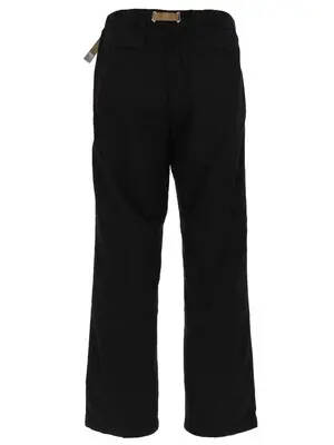 WHITE SAND Belted Tailored Trousers