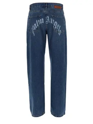 Palm Angels Curved Logo Jeans