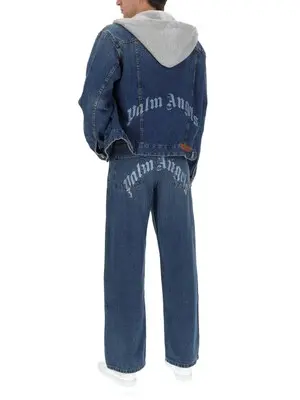 Palm Angels Curved Logo Jeans