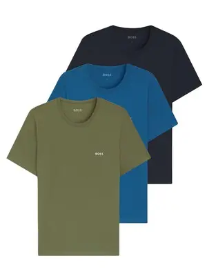 BOSS Set Da Tre T-shirt Intime In Cotone