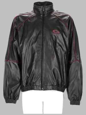 Balenciaga Leather Track Jacket