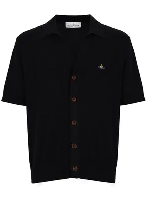 VIVIENNE WESTWOOD Short Sleeve Polo Cardigan