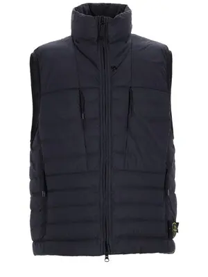 Stone Island Seamless Tunnel" Down Gilet - Blue