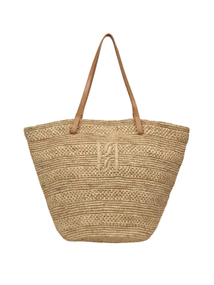 BY MALENE BIRGER By Malene Birger Mirabell Straw Tote Undyed