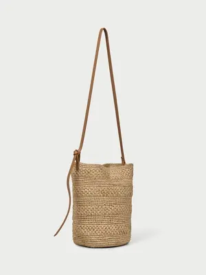 BY MALENE BIRGER Mirabellee Straw Bucket Bag - Undyed