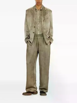 DIESEL® Wrinkled-effect Track Pants