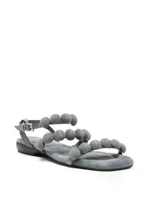 Ash Embellished Suede Sandals
