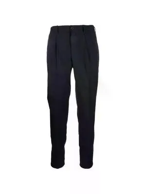 Incotex Tailored Pleated-front Trousers - Blue