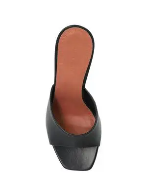 Amina Muaddi Lupita Leather Sandals