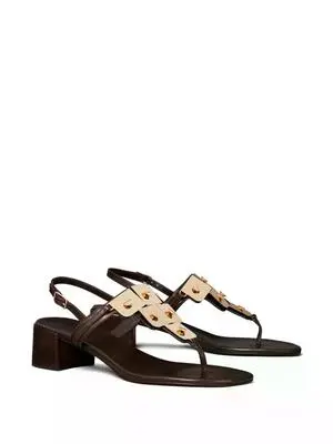 Tory Burch Gladiator Capri Heeled Sandals - Brown