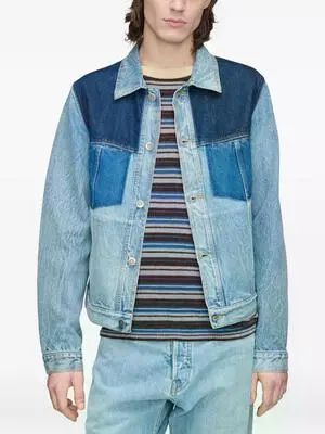MAISON MARGIELA Patchwork Denim Jacket - Blue