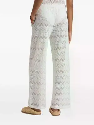 Vilebrequin Chevron Knit Wide-leg Trousers