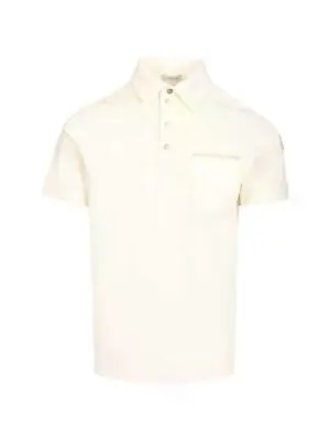 Moncler Logo-patch Polo Shirt - Neutrals