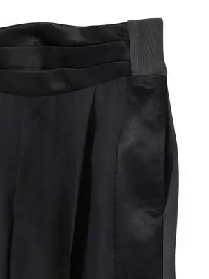 Undercover Satin-trim Pleated Trousers