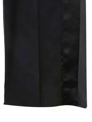 Undercover Satin-trim Pleated Trousers