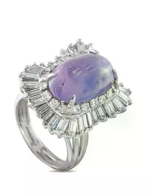 LB EXCLUSIVE Sapphire And Diamond Ring - Silver