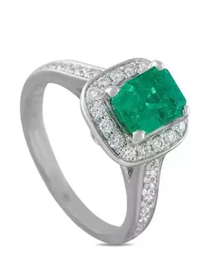 LB EXCLUSIVE Emerald And Diamond Ring
