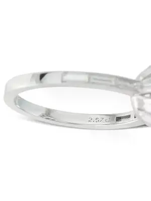 LB EXCLUSIVE Sapphire And Diamond Halo Ring