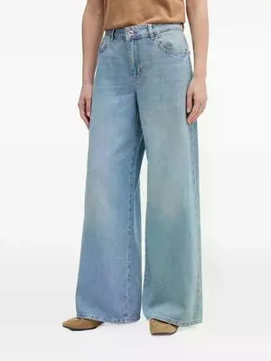MOS MOSH Mmnorlan Esma Wide-leg Jeans - Blue