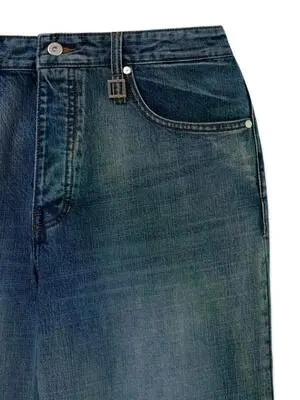 WOOYOUNGMI Faded Straight-leg Jeans