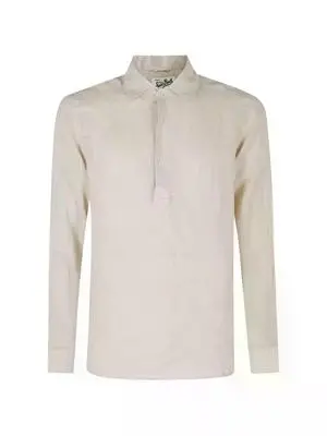 MC2 SAINT BARTH Raphael Long-sleeve Polo Shirt - Neutrals