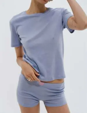 Araks Tavi Short Sleeve Tee - Rococo Blue