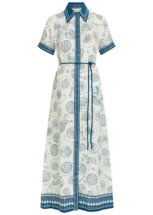 Print Linen Dresses
