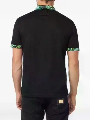 BILLIONAIRE Palm-print Polo Shirt