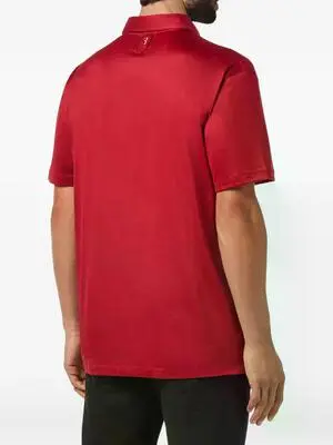 BILLIONAIRE Crest-embroidered Polo Shirt - Red