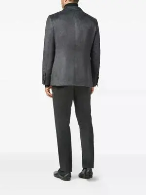 BILLIONAIRE Crest Peak-lapel Blazer - Grey