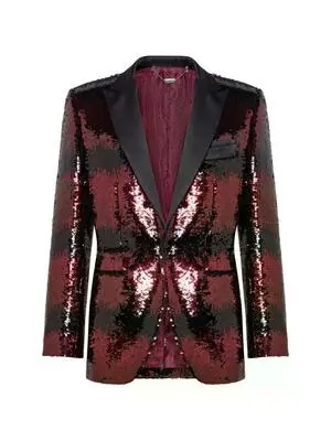 BILLIONAIRE Sequined Peak-lapel Blazer