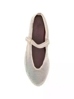 FLABELUS Isabella Mesh Ballet Flats - Neutrals