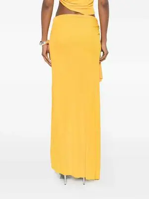Christopher Esber Bezel Quartz Maxi Skirt