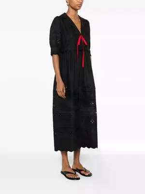 Vita Kin Bari Midi Dress - Black