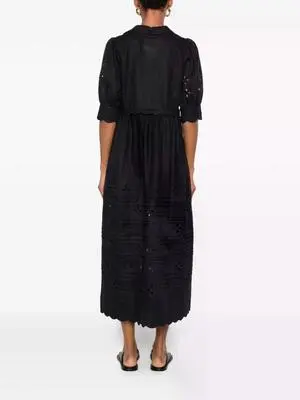 Vita Kin Bari Midi Dress - Black