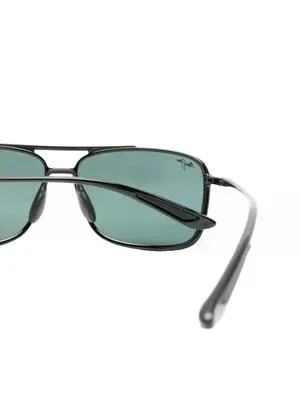 Maui Jim Double-bridge Rectangle-frame Sunglasses